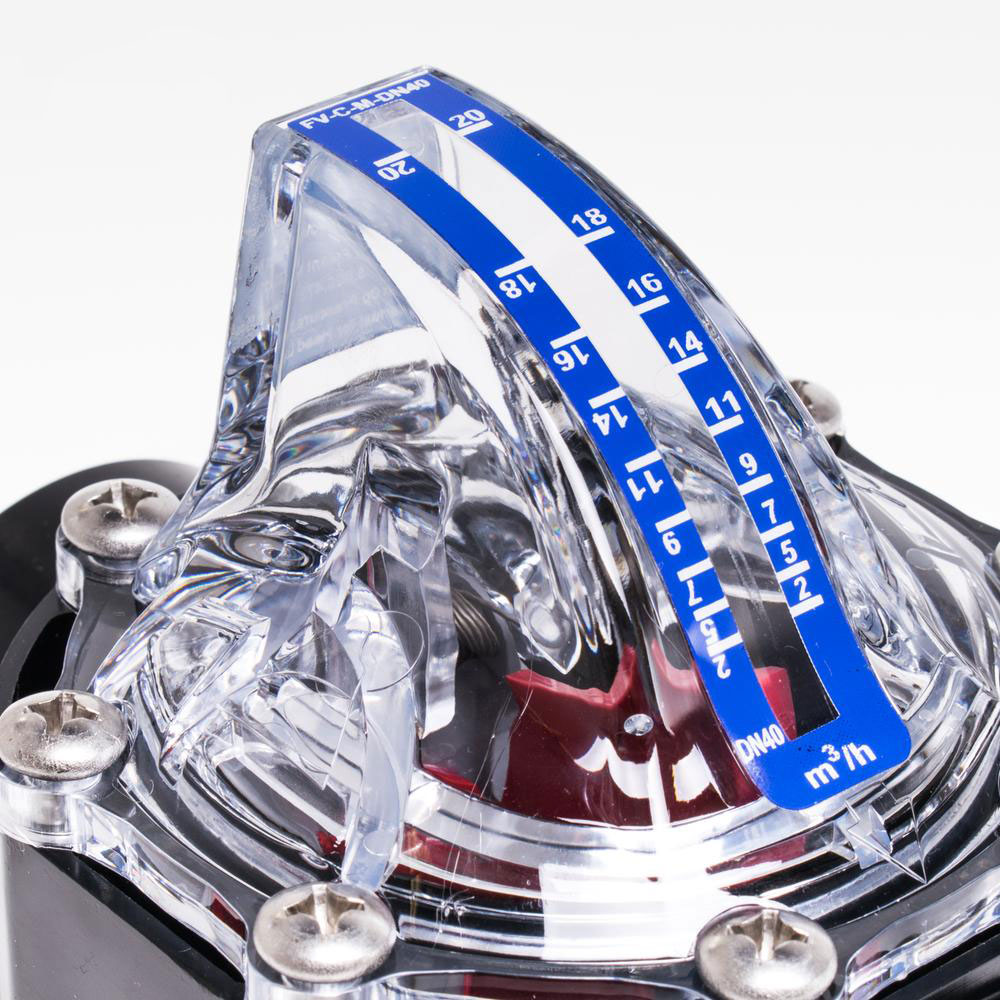 Flowmåler Flowvis Med kontraventil - Solbadet